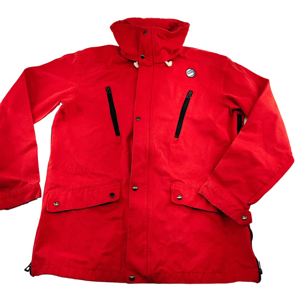 Samas | Jackets & Coats | Vintage Samas Sportswear Red Anorak Jacket ...